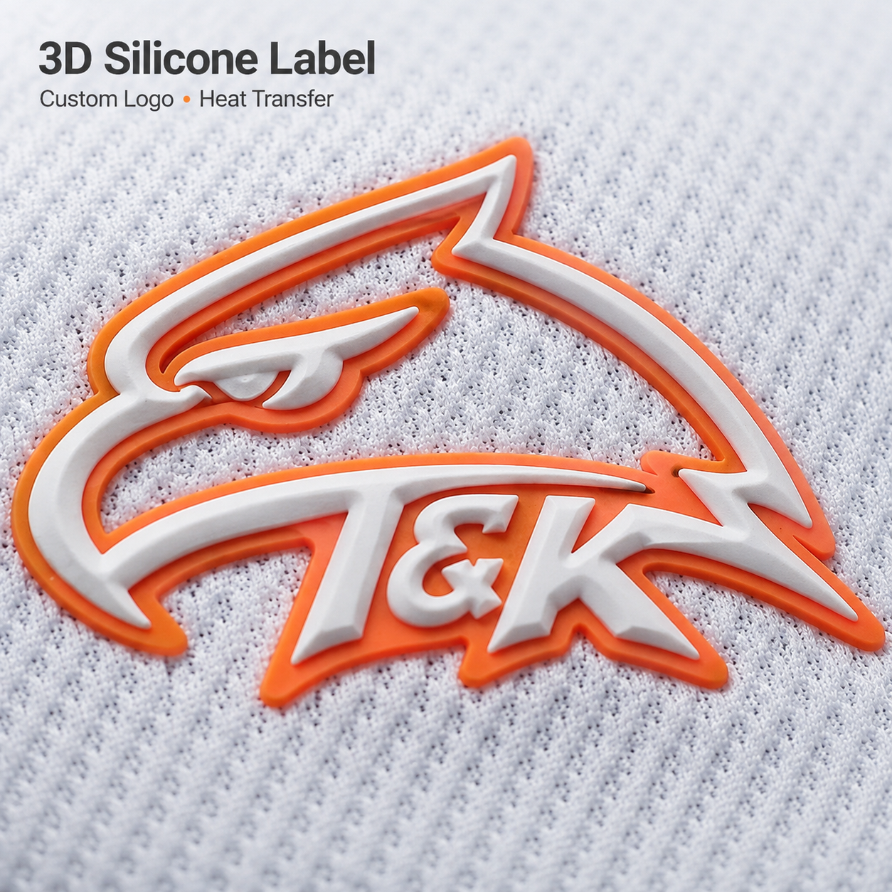 Quality Custom Colors Including Pantone Gold Silver and Glow in the Dark Washable 3D for sale