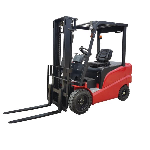 Quality 2 Ton Four Wheel Electric Forklift CE Certification Lithium Battery Powered for sale