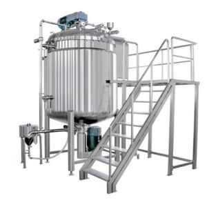 Quality Cosmetic Vacuum Homogenizer Cream Mixer Emulsifier Mixer Machine For Face Cream for sale