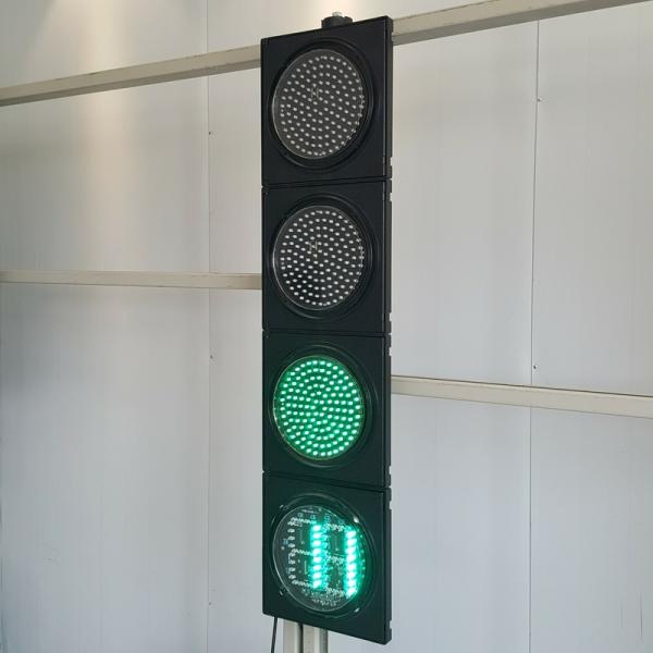 Quality 200MM Clear 4-Aspect RYG Lenses Ball With Countdown Timer Road Traffic Light for sale