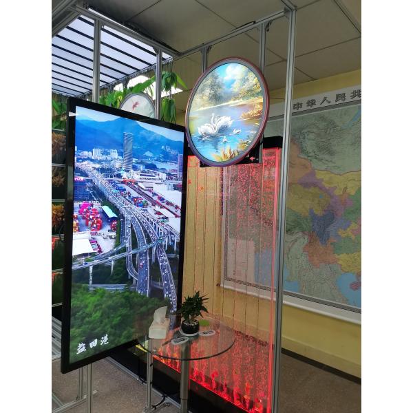 Quality newest creative design round led display with different size for advertising, for sale