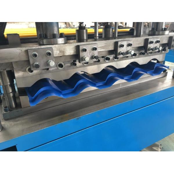 Quality 5 - 8 m / min Fast Speed Color Steel Roof Tile Forming Machine One Complete for sale