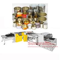 Quality Duplex Slitter Automatic Beer Canning Machine 0.4mm Sheet Thickness for sale