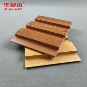 Quality Fireproof Wood Grain Printed WPC Wall Panel For Decoration 200 * 16mm for sale