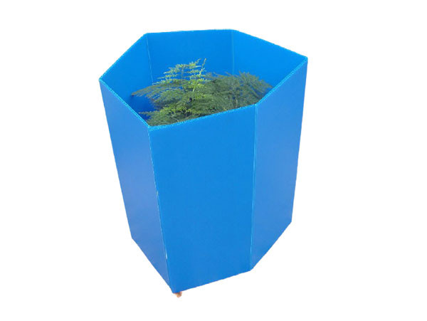 Quality Polygonal Corrugated Plastic Tree Protectors Eco Friendly Weather Proof for sale