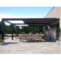 Quality Roof Sunshade Systems Retractalbe Aluminum Blade Motorized Pergola for sale
