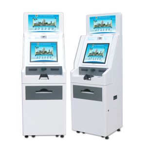 Quality 3G 4G Wifi connectivity Bank ATM Machine Dual Screen Smart Printing Kiosk for sale