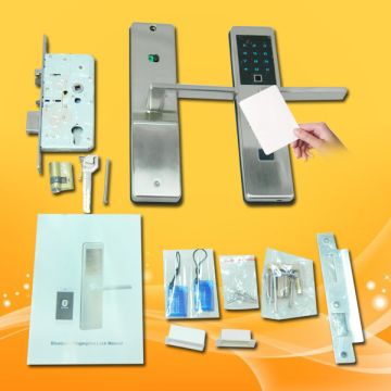 Quality Smart Card Hotel Door Lock , Card Operated Door Locks Support Android 4.3 System for sale