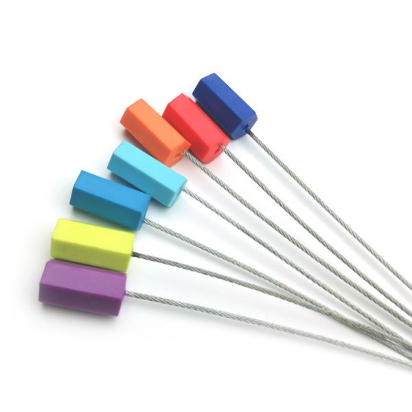 Quality Eco-Friendly ABS Disposable Pull Tight 1.8mm Hexagonal Security Wire Plastic Cable Seal for sale