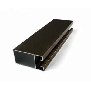 Quality Champagne Color Aluminum Door Frame Profile T3 - T8 For Sliding Window Parts for sale