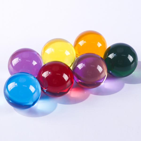 Quality Custom transparent Contact Juggling Ball Magic Tricks Crystal Ultra Clear for sale
