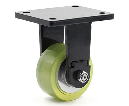 Quality 400kg 100mm Heavy Duty Polyurethane Casters For Automatic Guided Vehicle for sale
