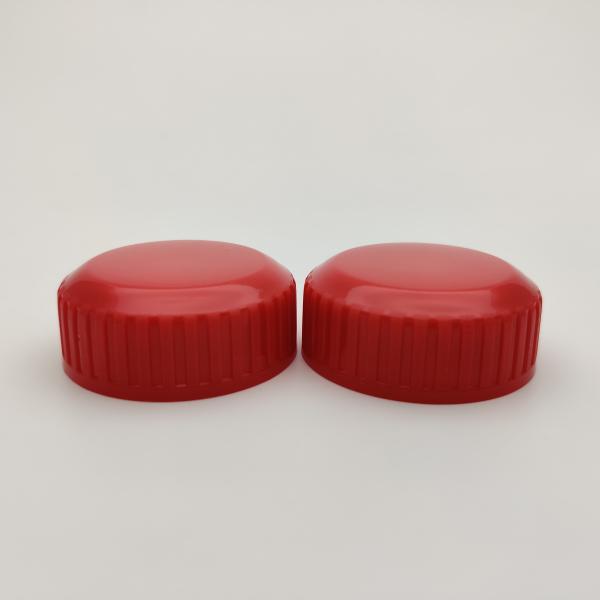Quality Red Ribbed Closure 32mm Double Wall Cap With Screw Lock for sale