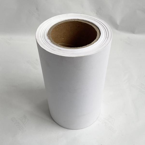 Quality Strong Aluminum Coated Art Paper Label With 140G Silicone Liner Hot Melt Glue for sale