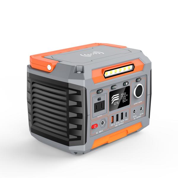 Quality Multi Function 300W Portable Power Station With Solar Charging / Lithium Ion for sale