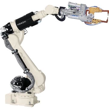 Quality HWASHI Spot Welding Robot computer control system 6 Axis Industrial Welding for sale