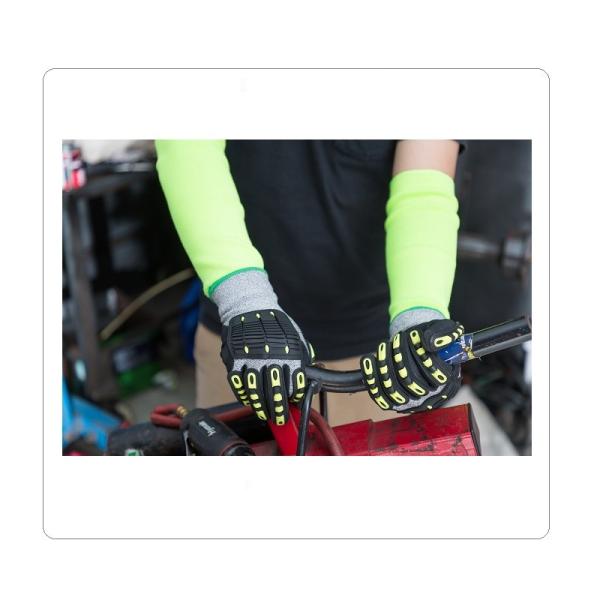 Quality Cut Resistant Mechanics Vibration Protection Gloves For Construction for sale