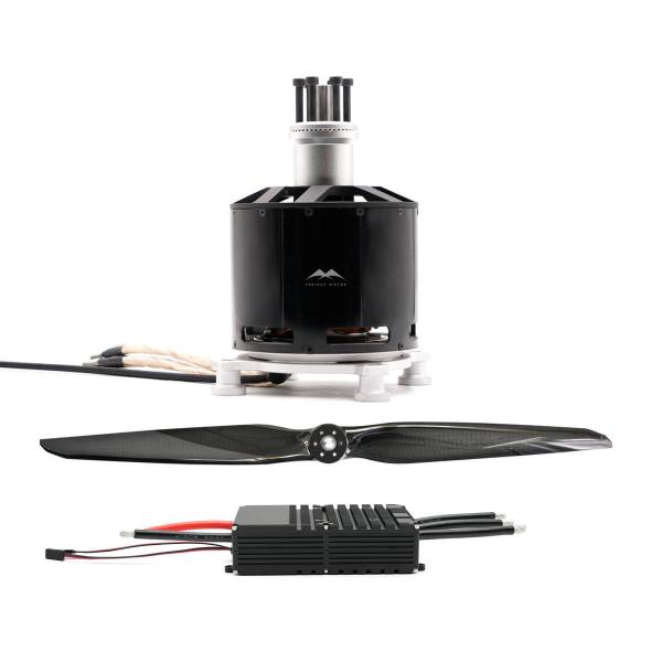Quality 120mm 61KG Thrust BLDC Motor for Heavy Lift Drones 24S 200A ESC for sale