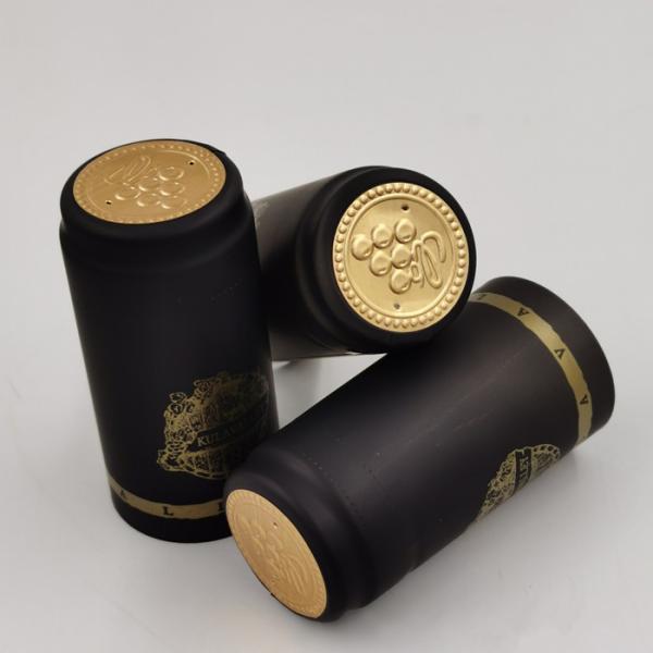 Quality Decorative Tear Strap Wine Bottle Shrink Caps Heat Shrinkage 35mm Diameter for sale