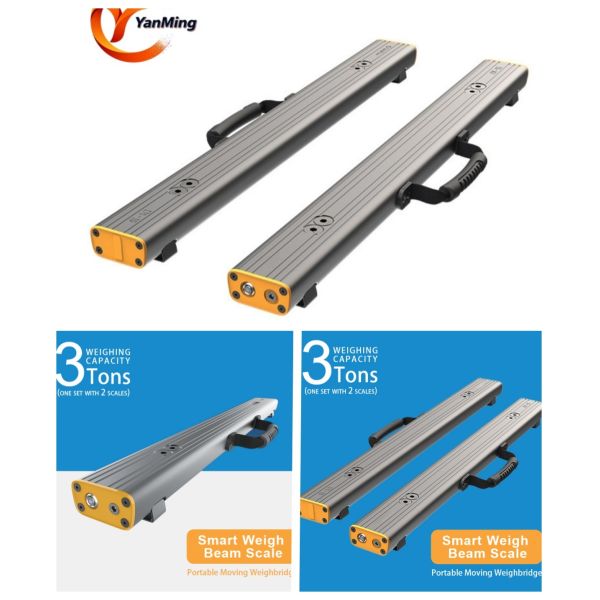 Quality Electronic Portable Pallet Beam Scale with 3000kg Load Capacity 2hours Charging for sale