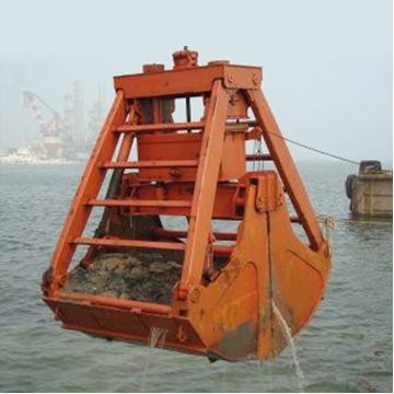 Quality NM400 Mechanical Grab Bucket 2 Peel Dredging Clamshell Material bulk cargo for sale