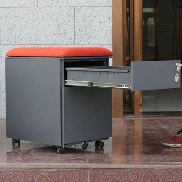 Quality File Storage 2 Drawer Full Steel Metal Mobile Pedestal for sale