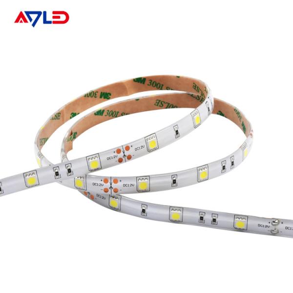 Quality 3000K Single Color LED Strip Lighting Flexible Under Cabinet Cuttable White Outdoor 12V 24V for sale