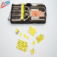 Quality 4.0W /mK High conductivity Thermal Gap Filler 55 Shore 00 Ceramic Filled Silicone PAD for LED controller for sale