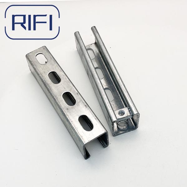 Quality 1 5 8 Unistrut 14 Gauge Silver Finish For C Industry S Efficiency And Reliabilit for sale