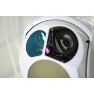 Quality 63mm Long Wave Uncooled IR Thermal UAV Gimbal Camera With 30X EO Sensor for sale