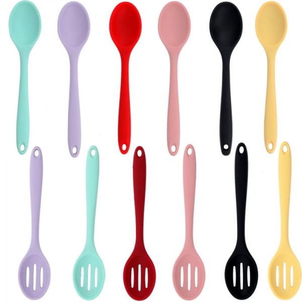 Quality Factory Direct Food Grade Silicone Spoon, Heat Resistant Non-Stick Kitchen Utensil, Wholesale OEM ODM for sale