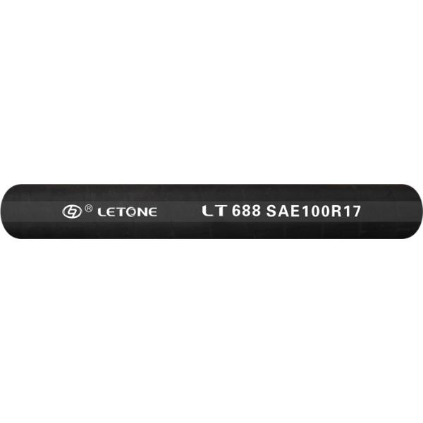 Quality SAE 100R17 Wire Braid Hydraulic Hose Reinforced Rubber for sale