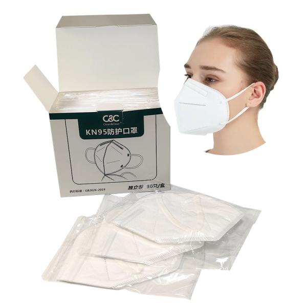Quality 5-Story Structure Disposable Facemask KN95 Personal Protective Non Woven N95 Mask for sale