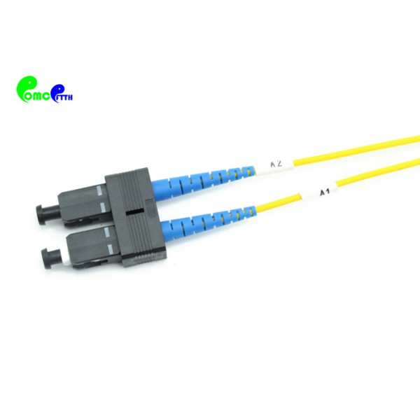 Quality SC UPC To LC UPC G657A1 LSZH Fiber Optic Patch Cables 2.0mm for sale