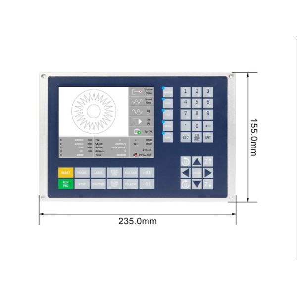 Quality Ruida RDC6563FG-LITE Fiber Laser Control System Support Frog Fly Cutting With for sale