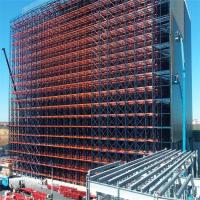 Quality Q235 Steel ASRS Construction Automated Pallet Storage And Retrieval System for sale