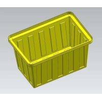 Quality One hundred twenty liters of square box mold for making plastic products for sale