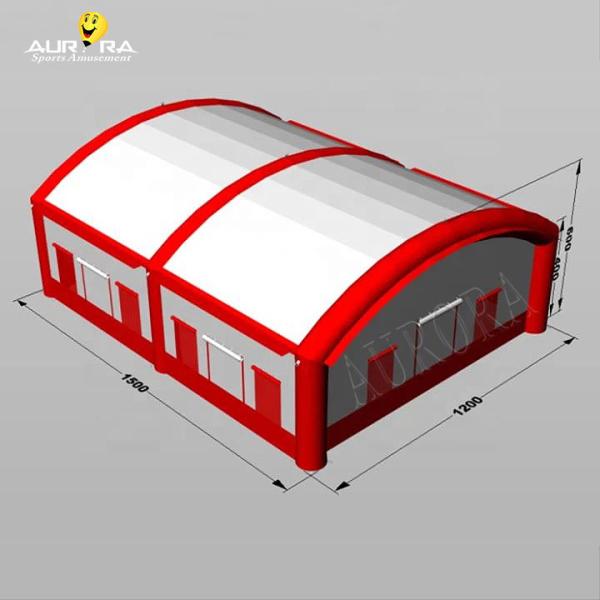 Quality PVC Advertising Inflatables 12x15m Giant Inflatable Tent Customized for sale