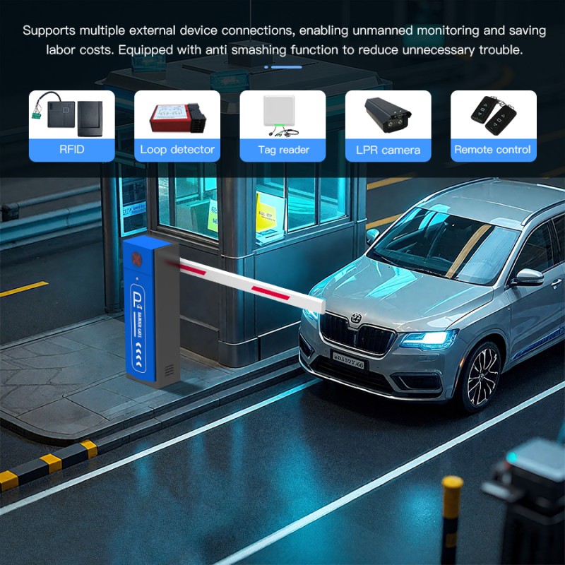 CW238 Automatic Barrier Gate - Installation Example