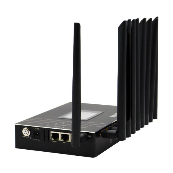 Quality 3 Ports 4G LTE Bandwidth Bonding Router Stable 4 SIM Card With Screen for sale