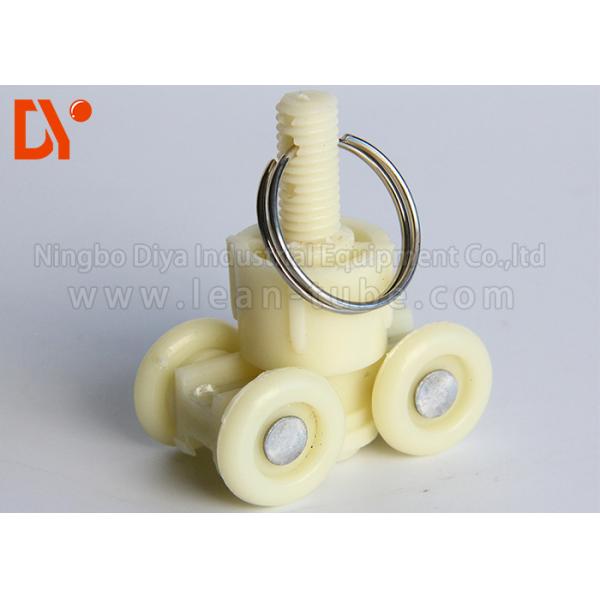 Quality Welded Lean Pipe Clamp Fittings Lightweight Custom Design For Cart Castor for sale