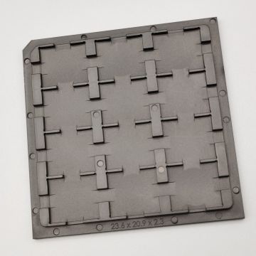 Quality Loading Packaging IC Chip Tray 23.6x20.9mm High Temperature Resistant for sale