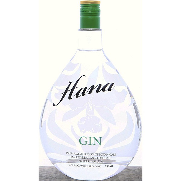 Quality 750ml HANA Glass Spirit Bottle Vacuum Metallization Screen Printing for sale