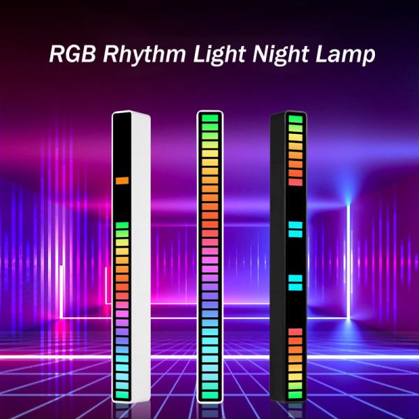 Quality Sounds Control Type C Rgb Night Light 16mm Rhythm Ambient Light Bar for sale