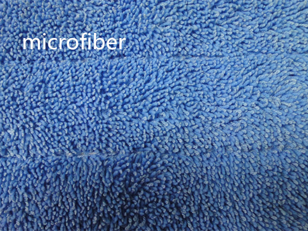 Quality 13 * 47Cm Microfiber Wet Mop Pads Head Blue Twisting Fabric Floor Cleaning for sale