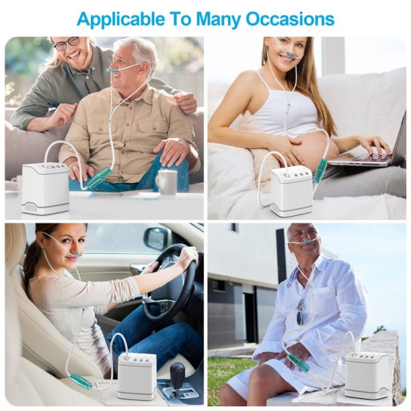 Quality DC5V/2A DC9V/2A Voltage App-Controlled Portable Oxygen Concentrator for Easy for sale