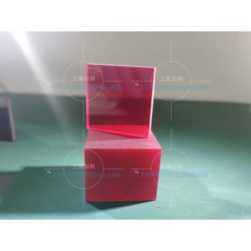 Quality Al2O3 9.0 Hardness Doped Polished Synthetic Ruby for sale