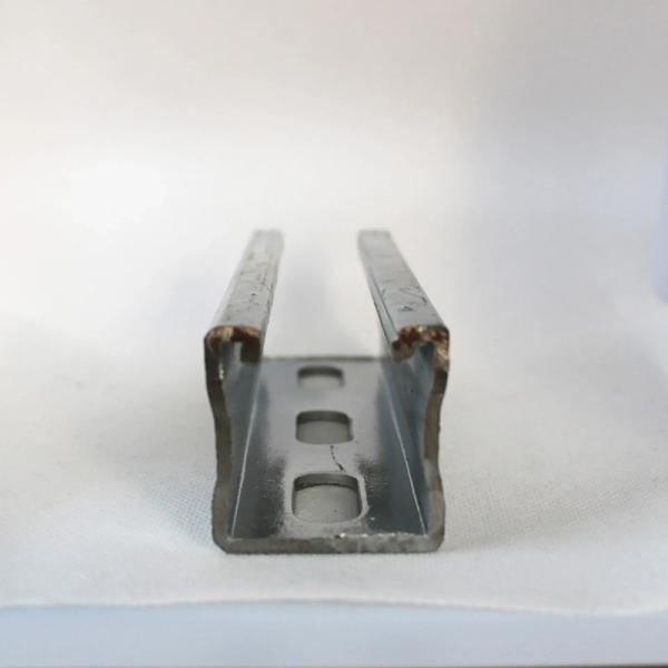 Quality Various Grade Galvanized Standard Slotted C Channel Steel For Construction for sale