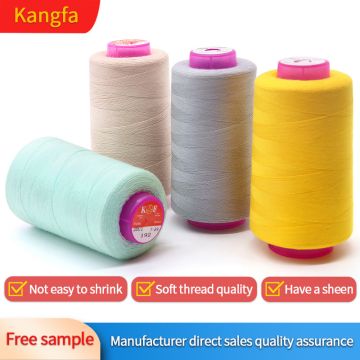 Quality 3000 Yards Black Sewing Thread 2 Pack 100% Polyester Spools for Knitting and for sale