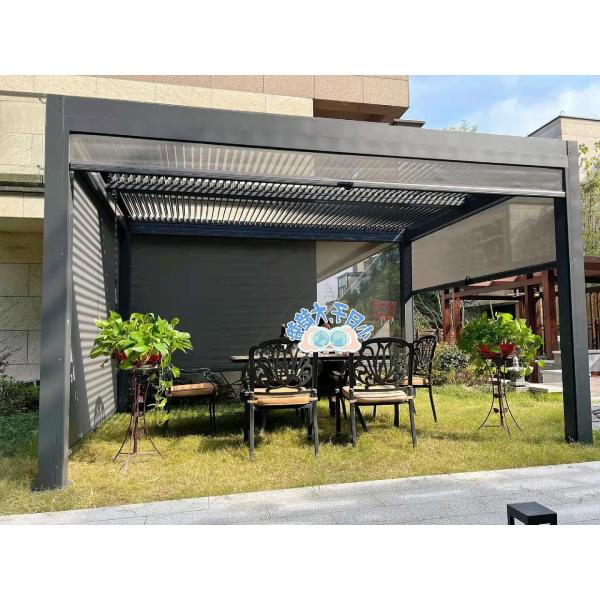 Quality Luxury Freestanding Patio Aluminum Waterproof Outdoor Garden Pergola Chinese for sale